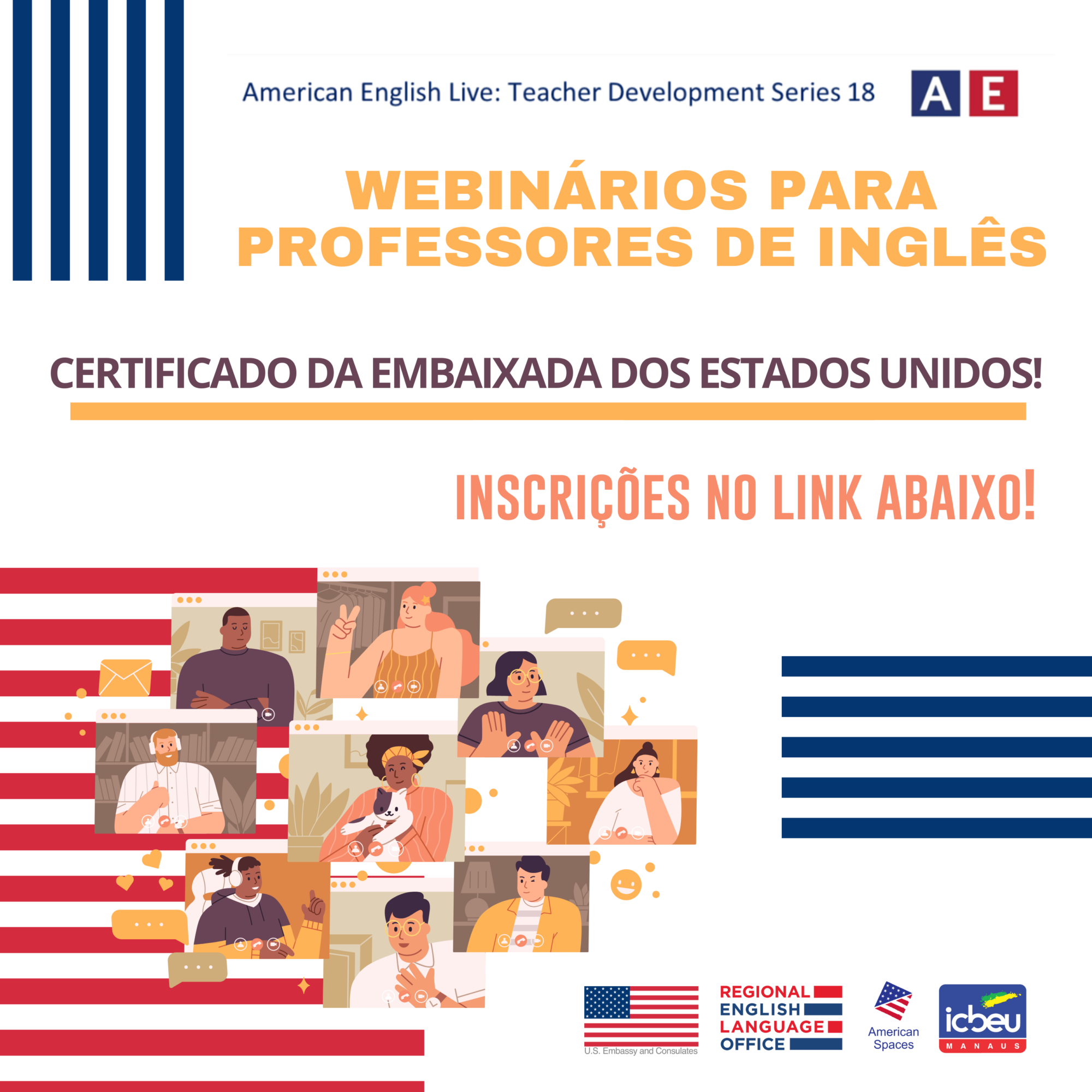 Viewing Parties 2023 - Webinários para English Teachers