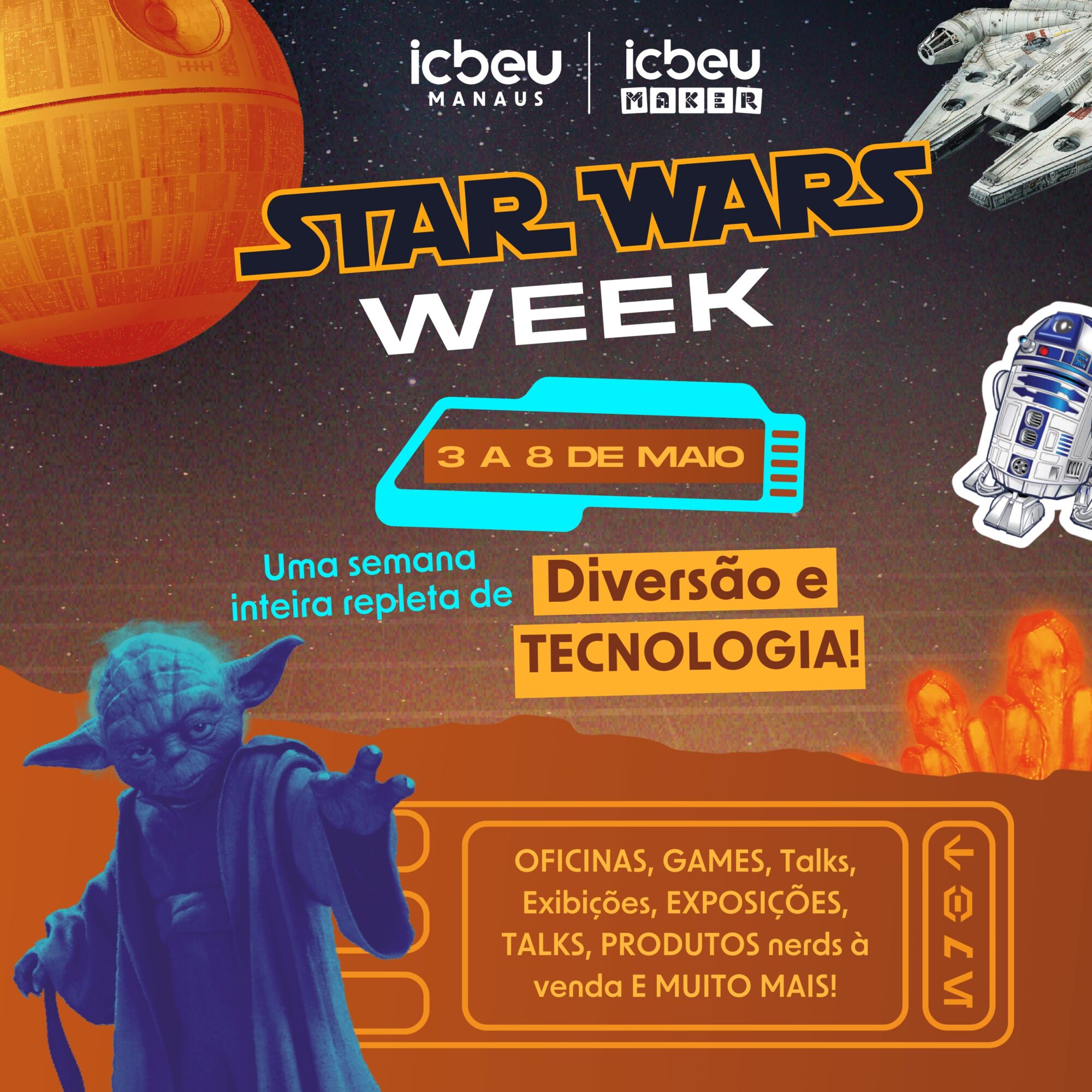 Star Wars Week: ICBEU Manaus tem programação especial para fãs, com ...